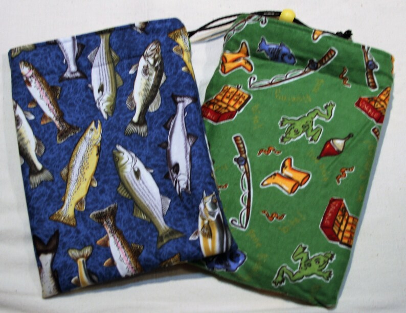 Reel Cover, Going Trout Fishing Padded Reversible Reel Cover, Fishing ...
