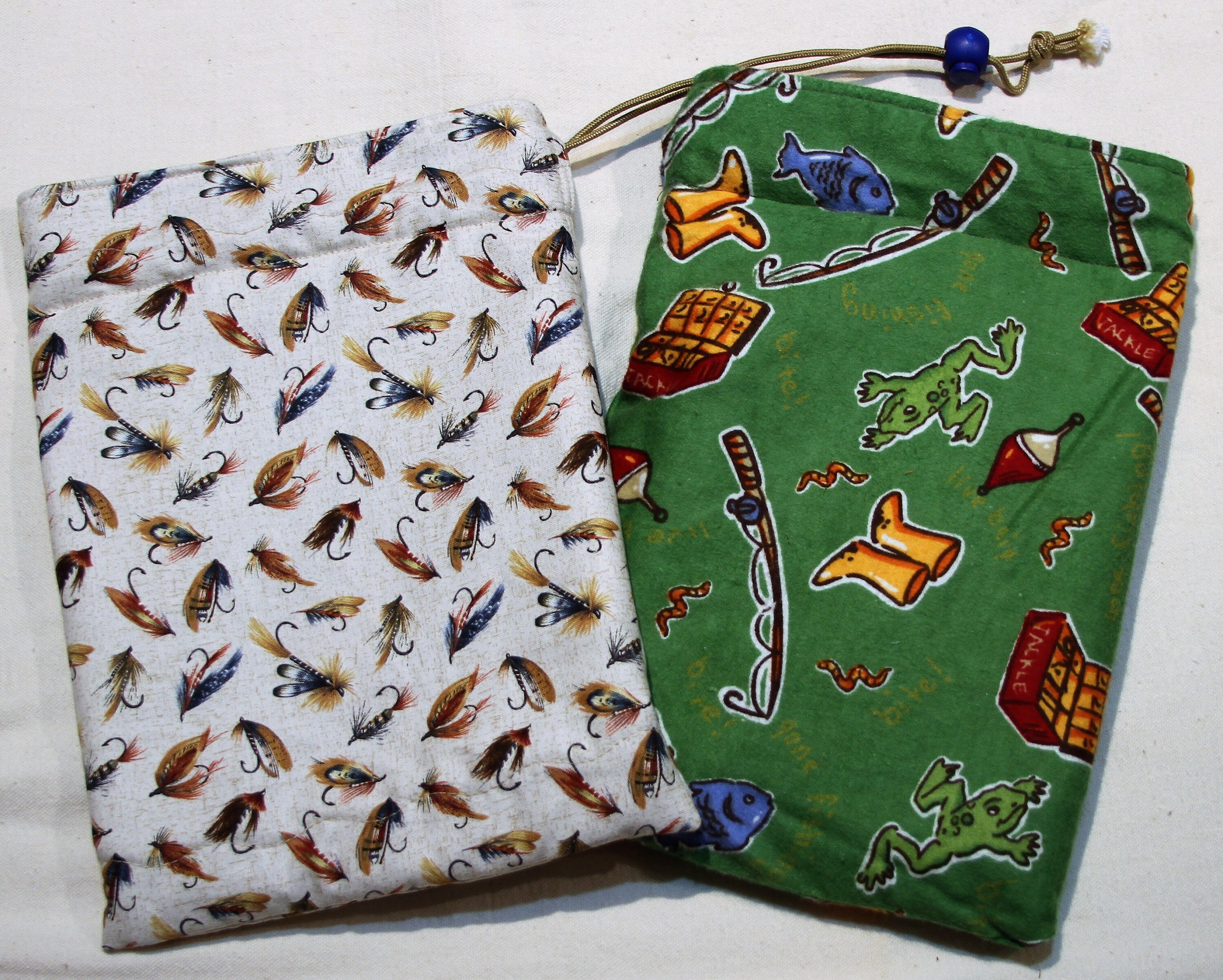 Reel Cover, Going Trout Fishing Padded Reversible Reel Cover, Fishing ...