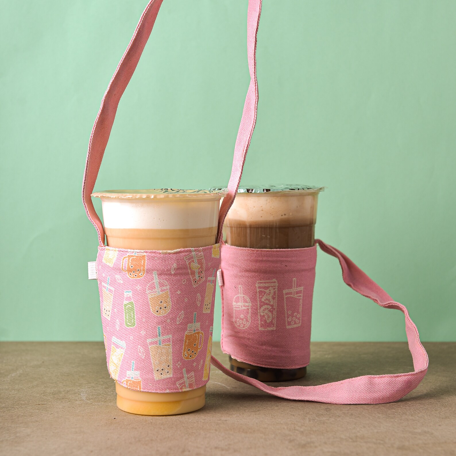 Boba Tea Reversible Beverage Holders - Etsy