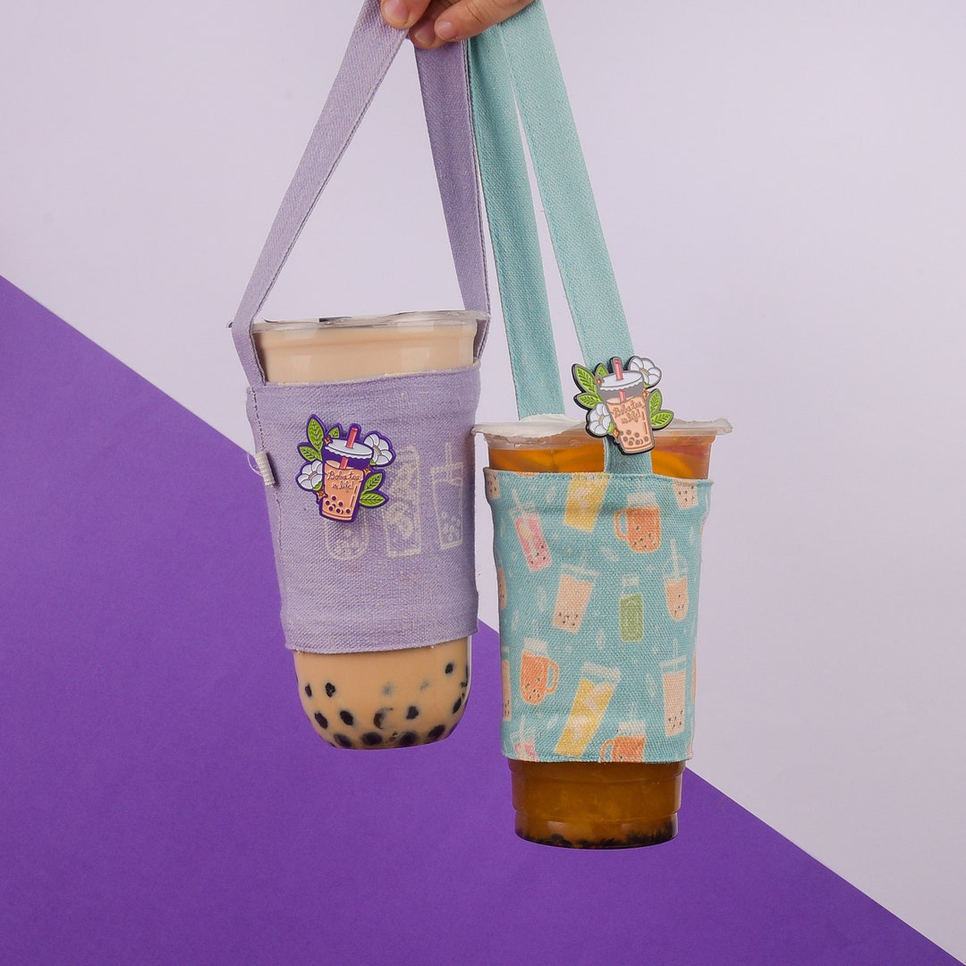 Boba Tea Reversible Beverage Holders - Etsy