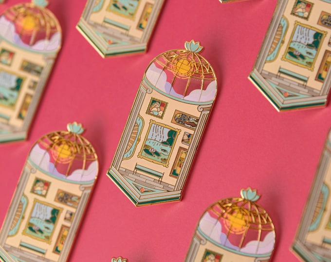 Sunny Conservatory Enamel Pin - Museum Memories Collection - Etsy
