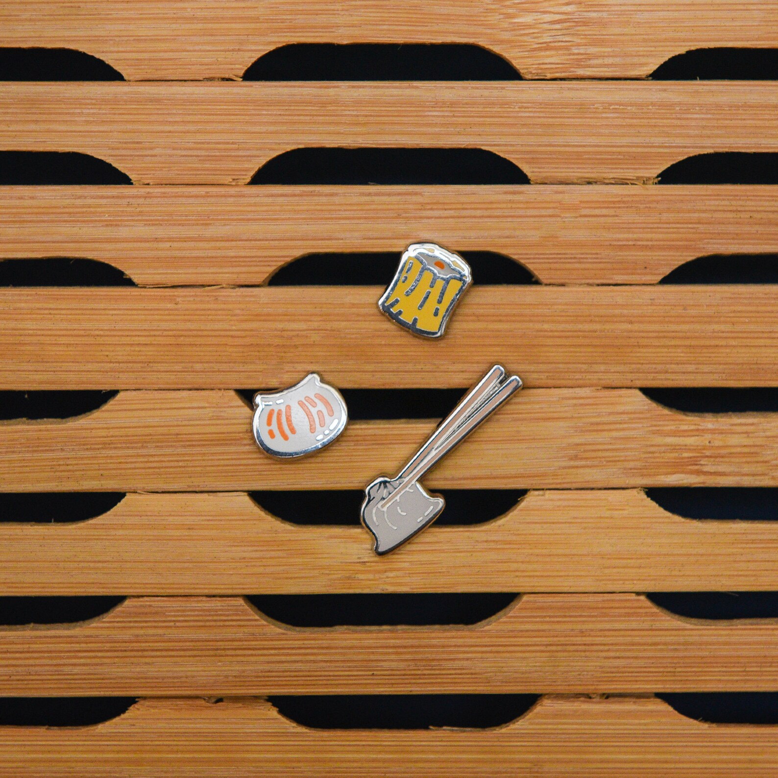 Dim Sum Enamel Pins Set - Etsy