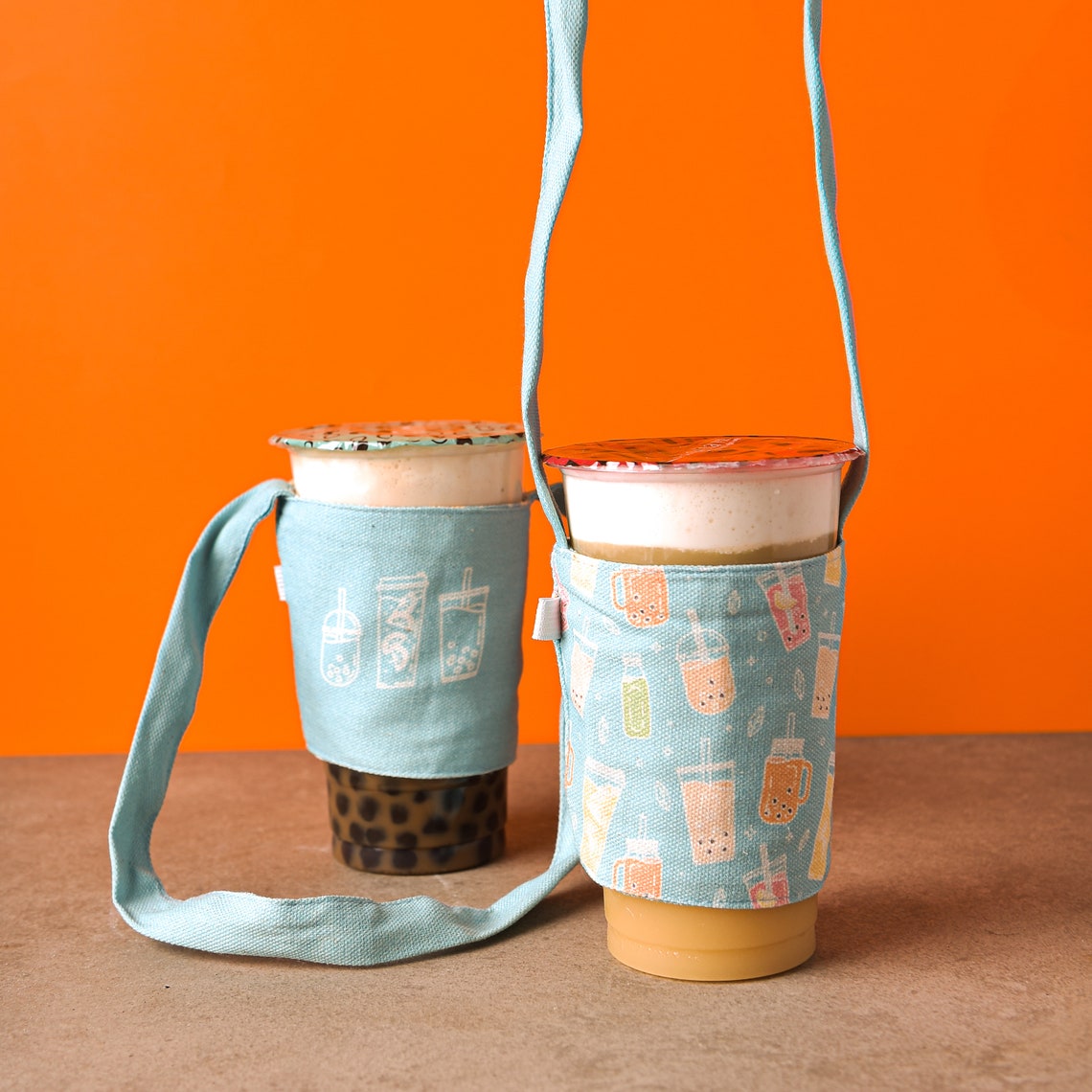 Boba Tea Reversible Beverage Holders - Etsy