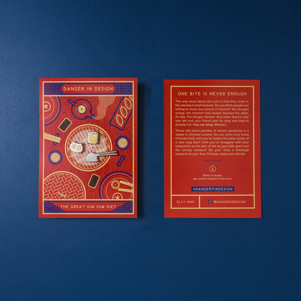 Dim Sum Enamel Pins Set - Etsy