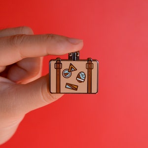 Travel & Explore Enamel Hinged Pin - Etsy