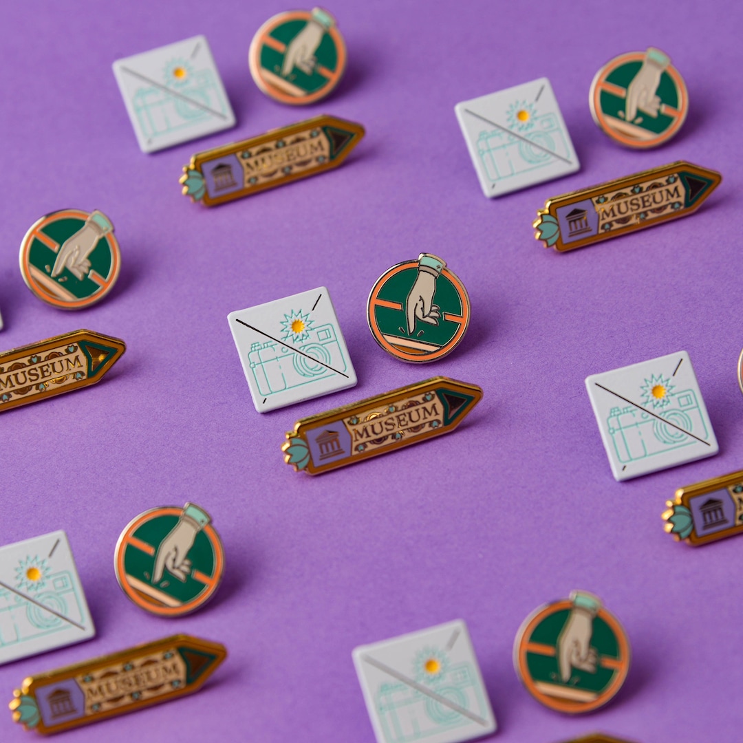 Museum Signs Mini Pin Set - Museum Memories Collection - Etsy
