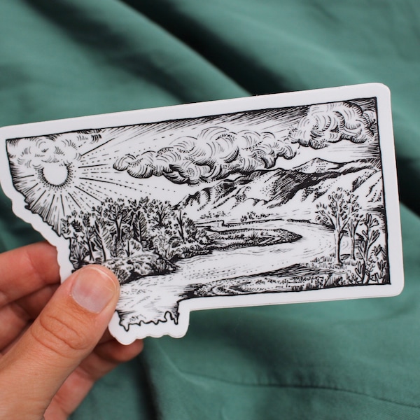 Montana Sticker - Etsy
