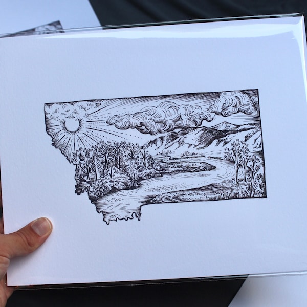 Montana Print Etsy