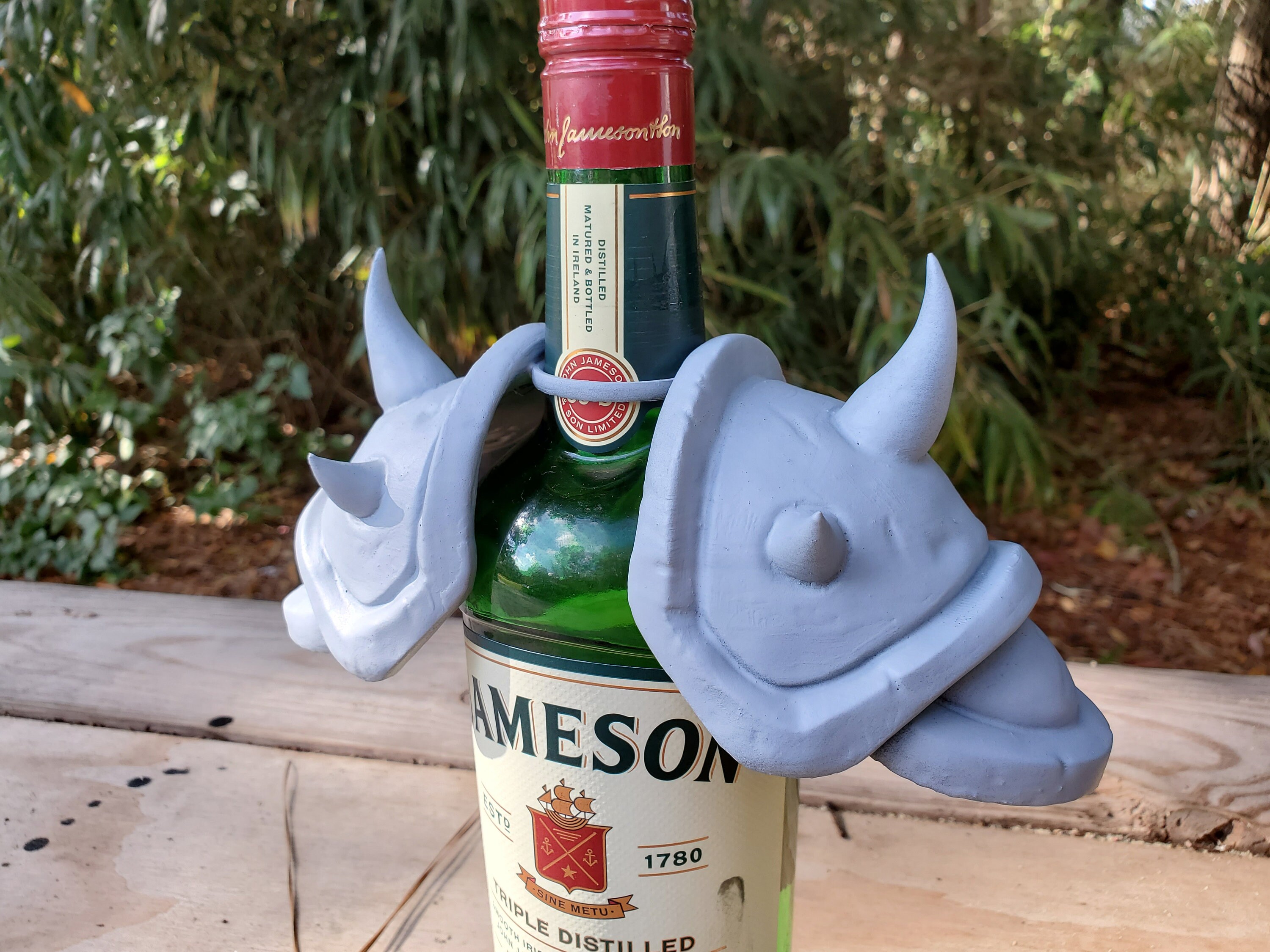 Printable Whiskey Bottle Shoulder Armor STL File - Etsy