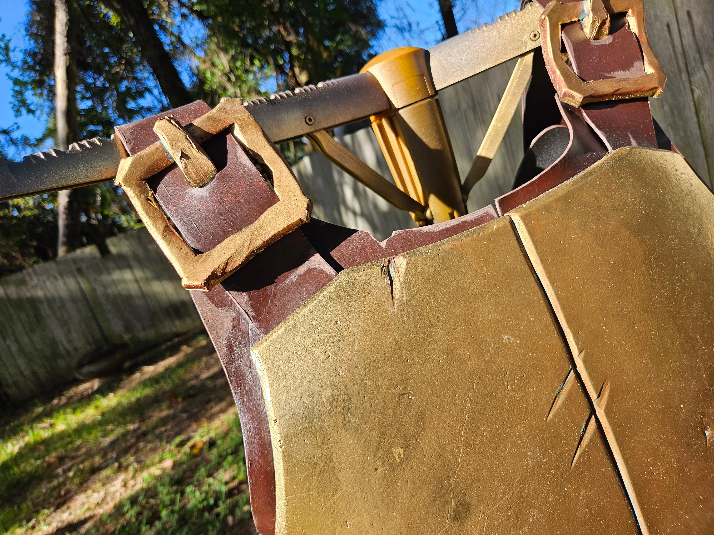 Sea of Thieves Style Gold Pirate Breastplate Foam Cosplay Chest Armor ...