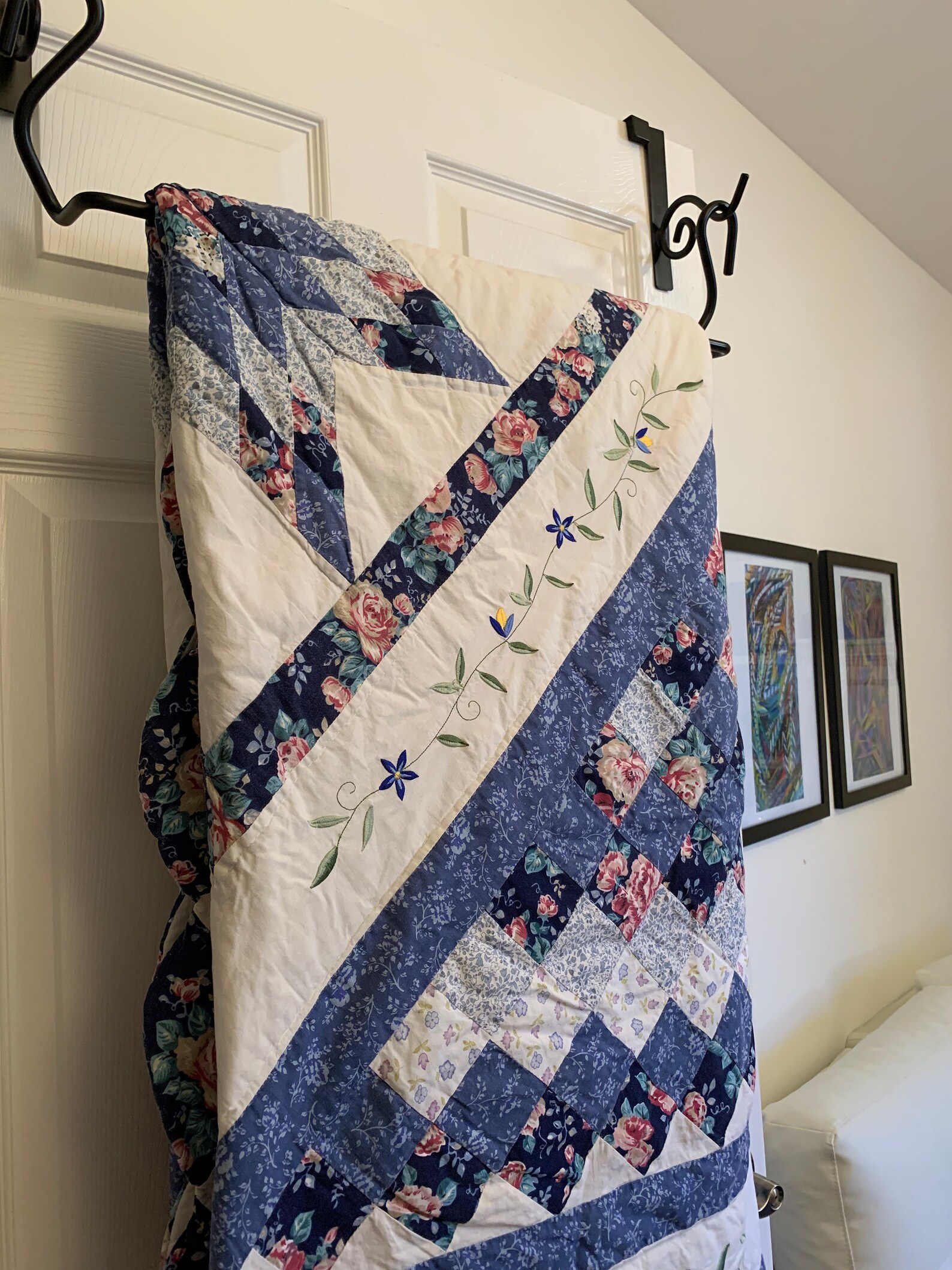 The Quilt Keeper...over Door Holder for All Bedding. Holds up - Etsy Canada