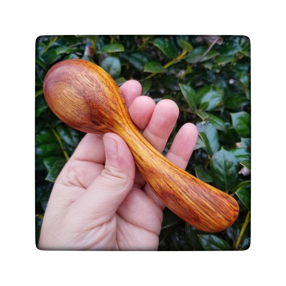 Wooden Spoon, Left Handed Spoon, Wood Spoon, Wood Utensil, Canarywood ...
