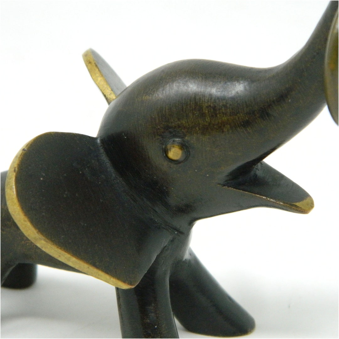 Walter Bosse – Beautiful Elephant as Bronze Pretzel Holder - Etsy