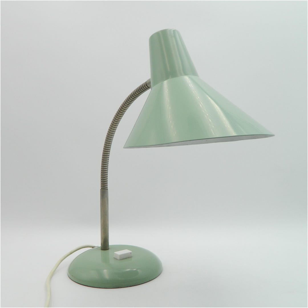 Lime Green Desk Lamp by Koranda Vienna From the 1960s - Etsy