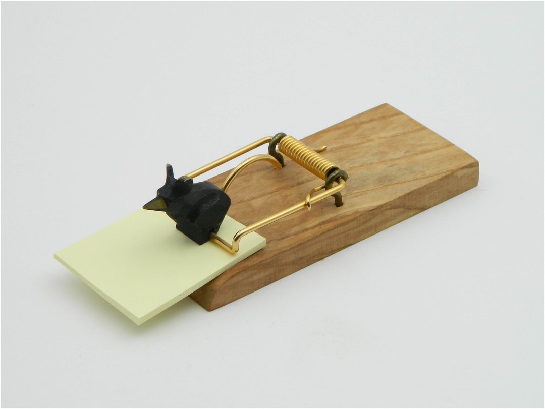 Richard Rohac Vienna – Bronze Mouse Trap as Note Holder - Etsy