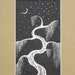 Drawing for Meditation Abstract Art Spiral of Life Original Graphic ...
