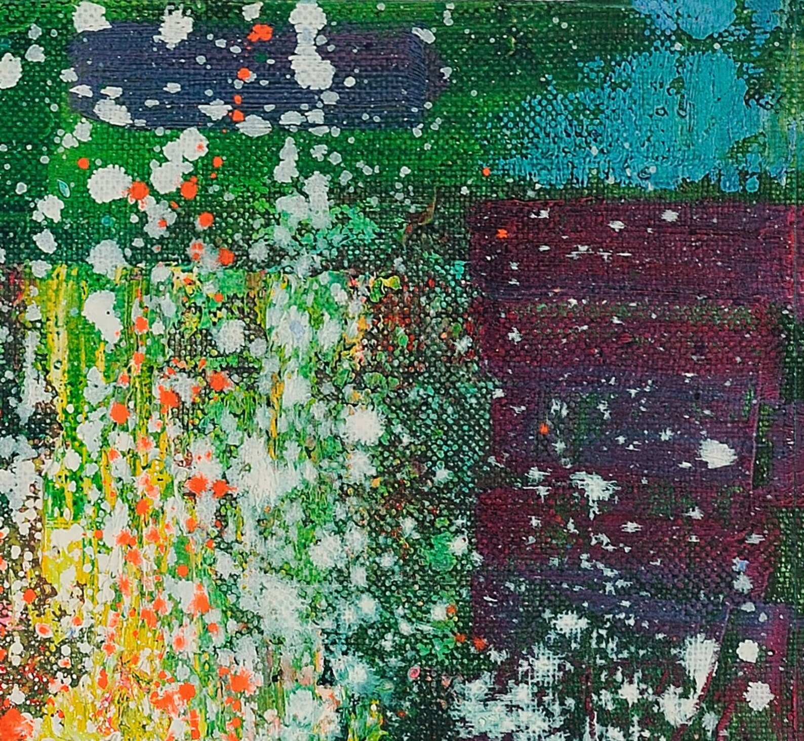 Acrylic Painting Original Art Colorful Artwork Abstract Art Drip ...