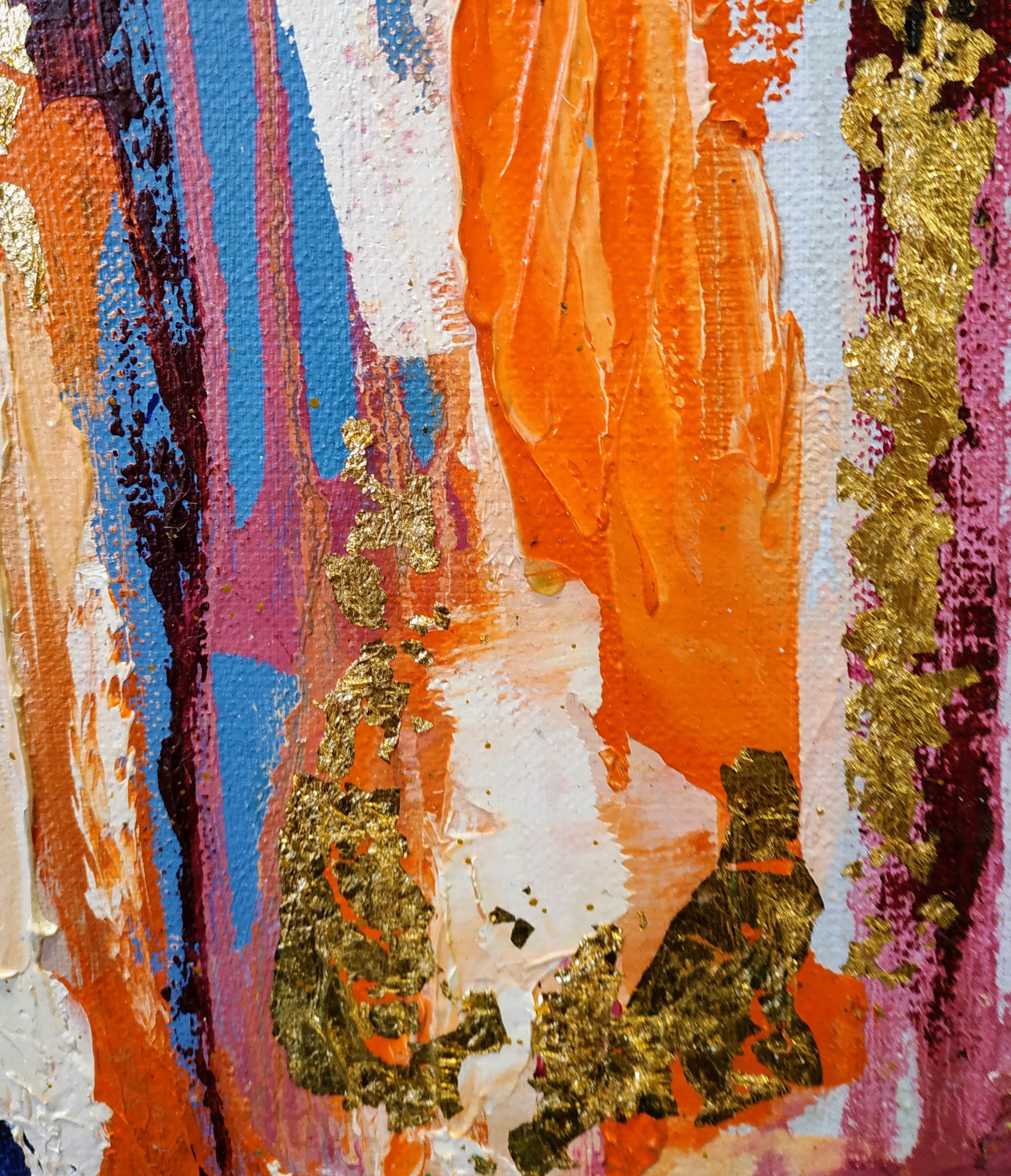 Abstract Gold Modern Art Gold Metallic Textured Oil Painting - Etsy