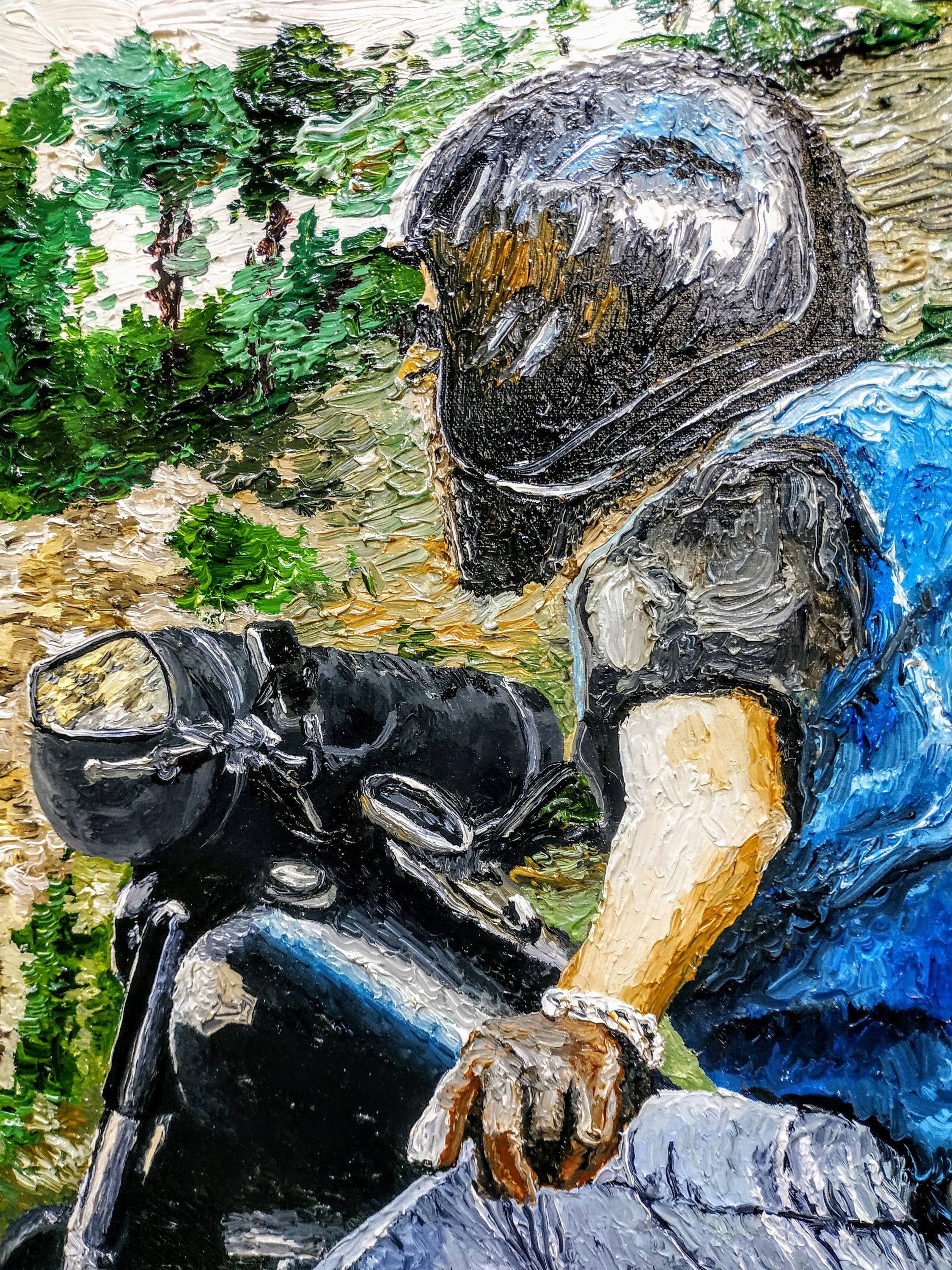 Biker Art Harley Motorcycle Art Motorbike Home Decor - Etsy