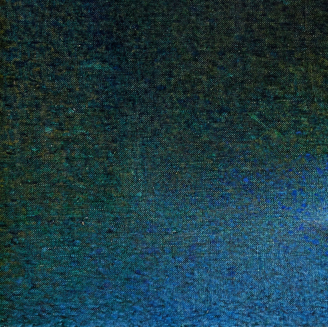 Blue Art Abstract Art Original Art Unique Artwork Vintage Home Decor ...