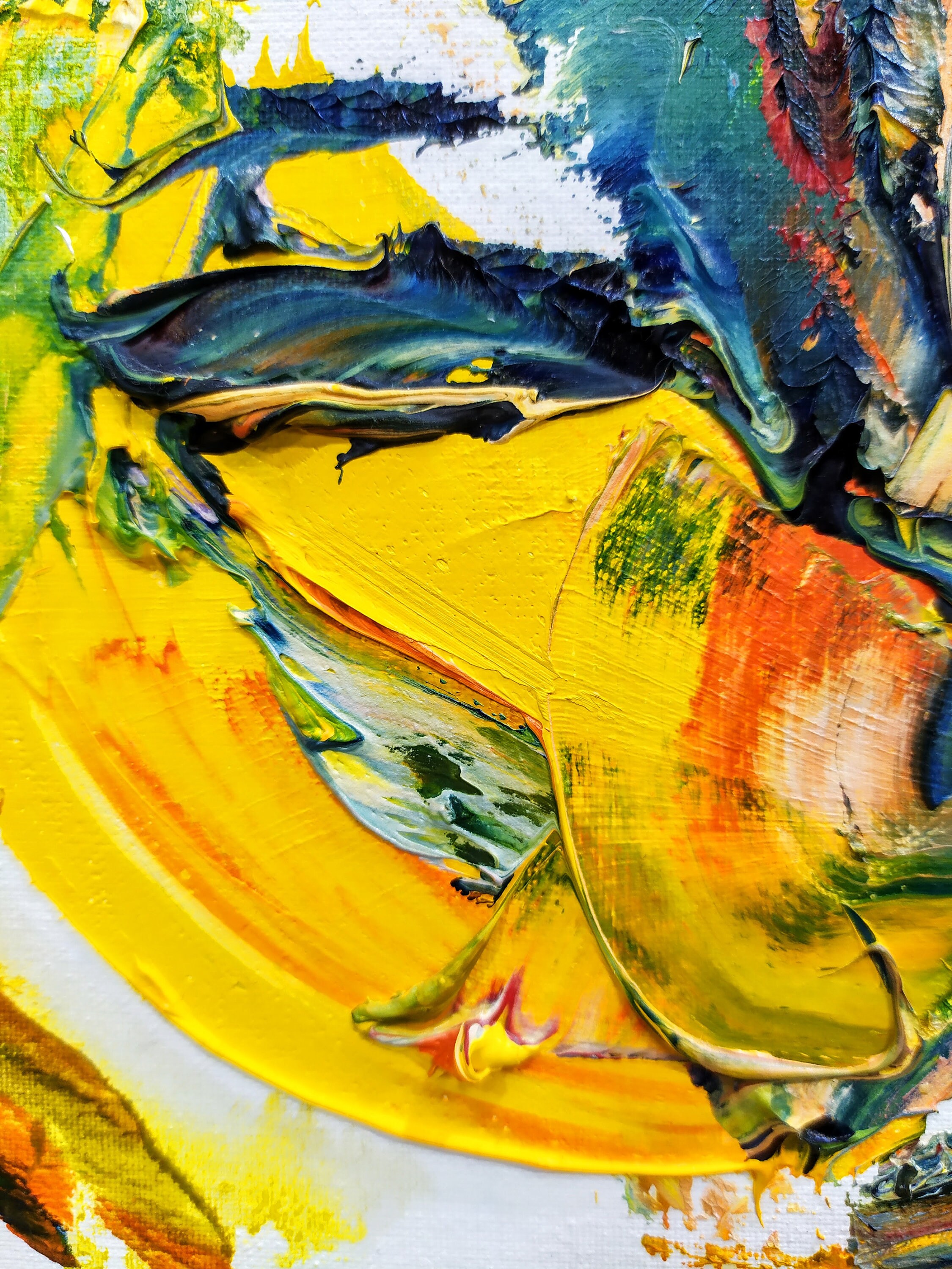 Abstract Still Life Floral Original Oil Painting Tulip Art - Etsy