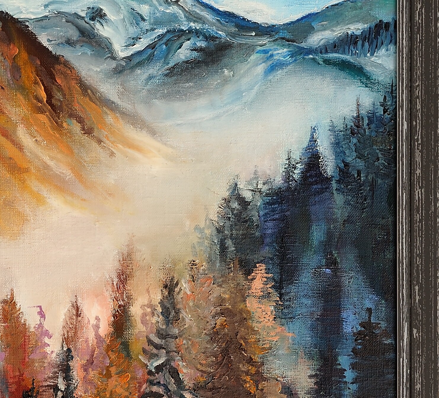 Oil Painting Original Painting Canada Art Banff National Park Canadian ...