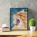Ginger Cat Art Print Cat Drawing Cat Watercolor Lovers Cat - Etsy
