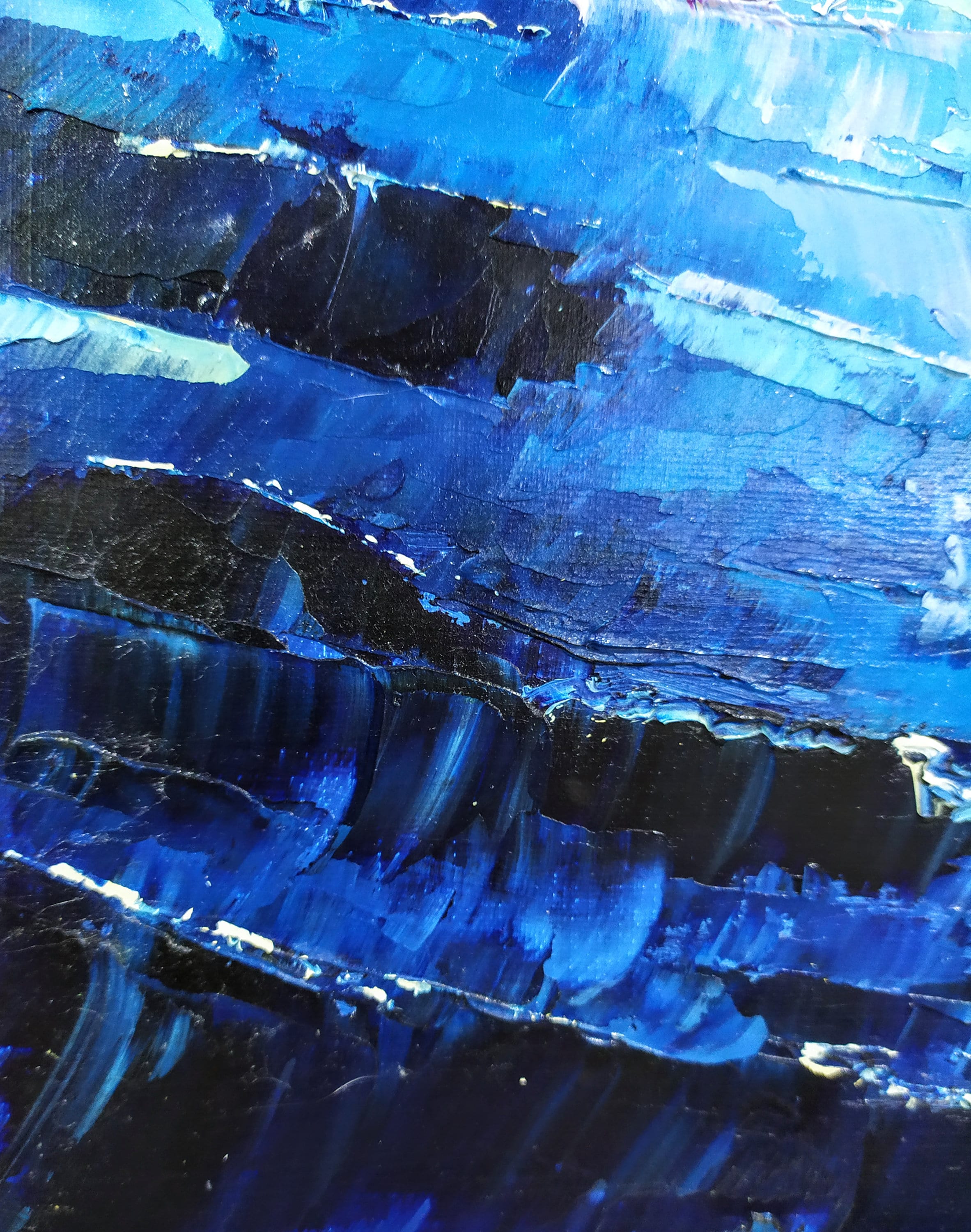 Nautical Decor Ocean Sailboat Painting Marine Art Sea Paintings Palette ...