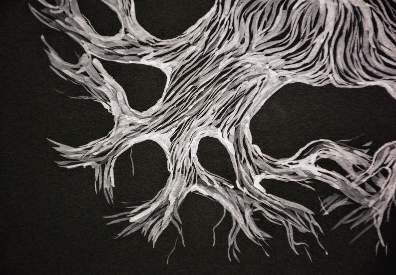 Drawing for Meditation Abstract Art Spiral of Life Original - Etsy