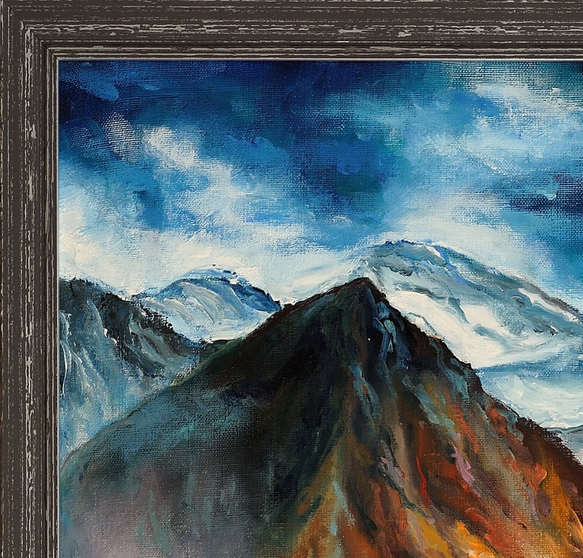 Oil Painting Original Painting Canada Art Banff National Park | Etsy