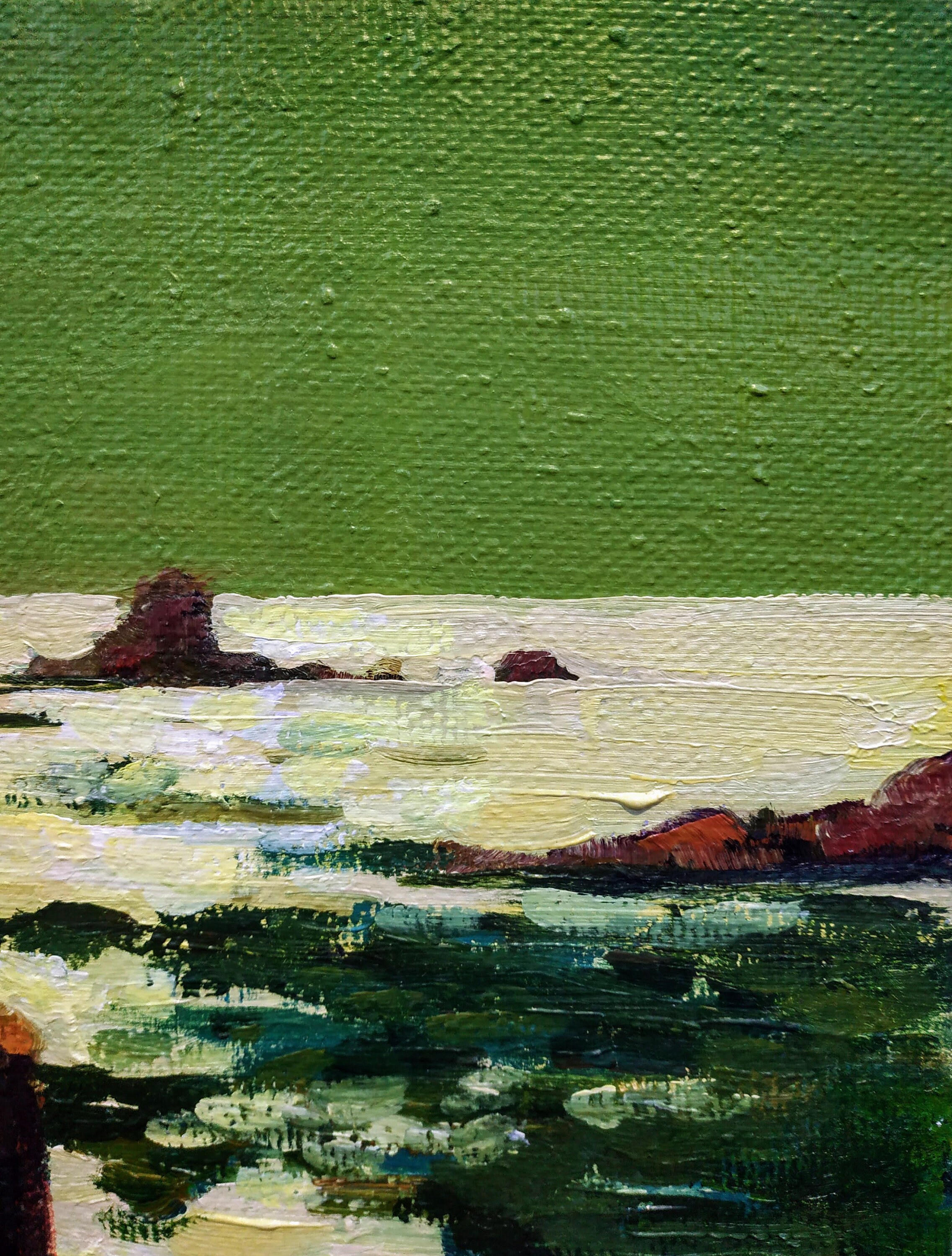 Greek Coast Greek Wall Art Seascape Greece Oil Painting for Living Room ...