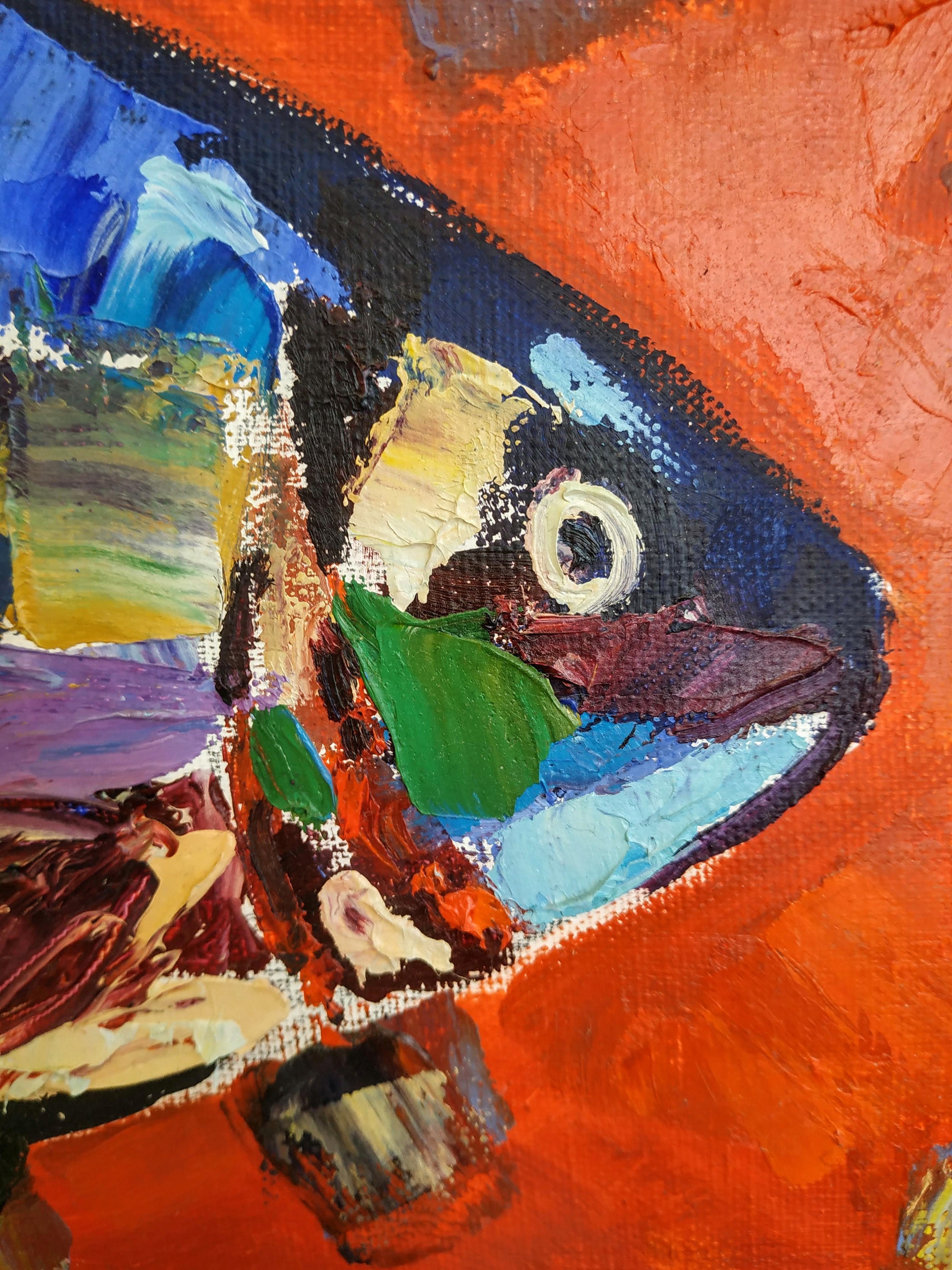 Abstract Fish Paintings