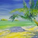 Caribbean Beach Art Painting Canvas Original Art Tropical Hawaii Art ...