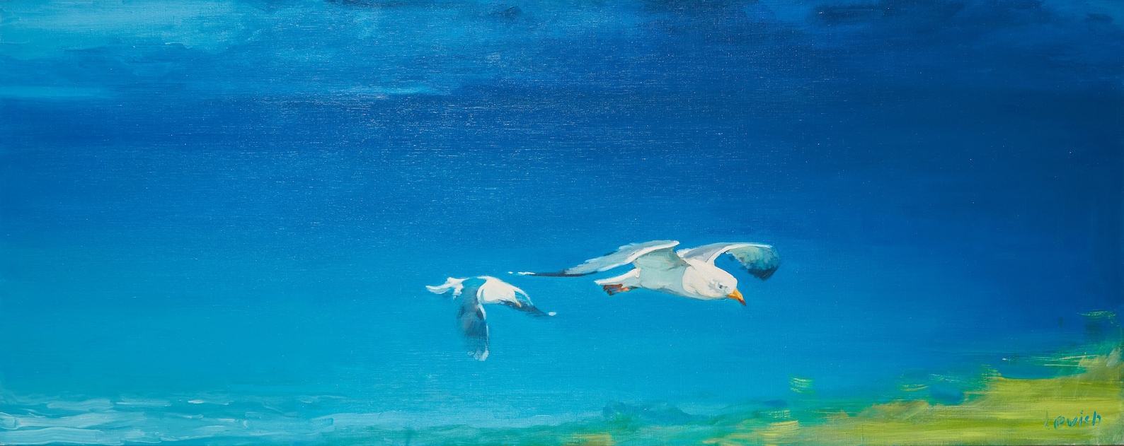 Seagull Art Painting Original Ocean Wall Art Large Wall Art - Etsy