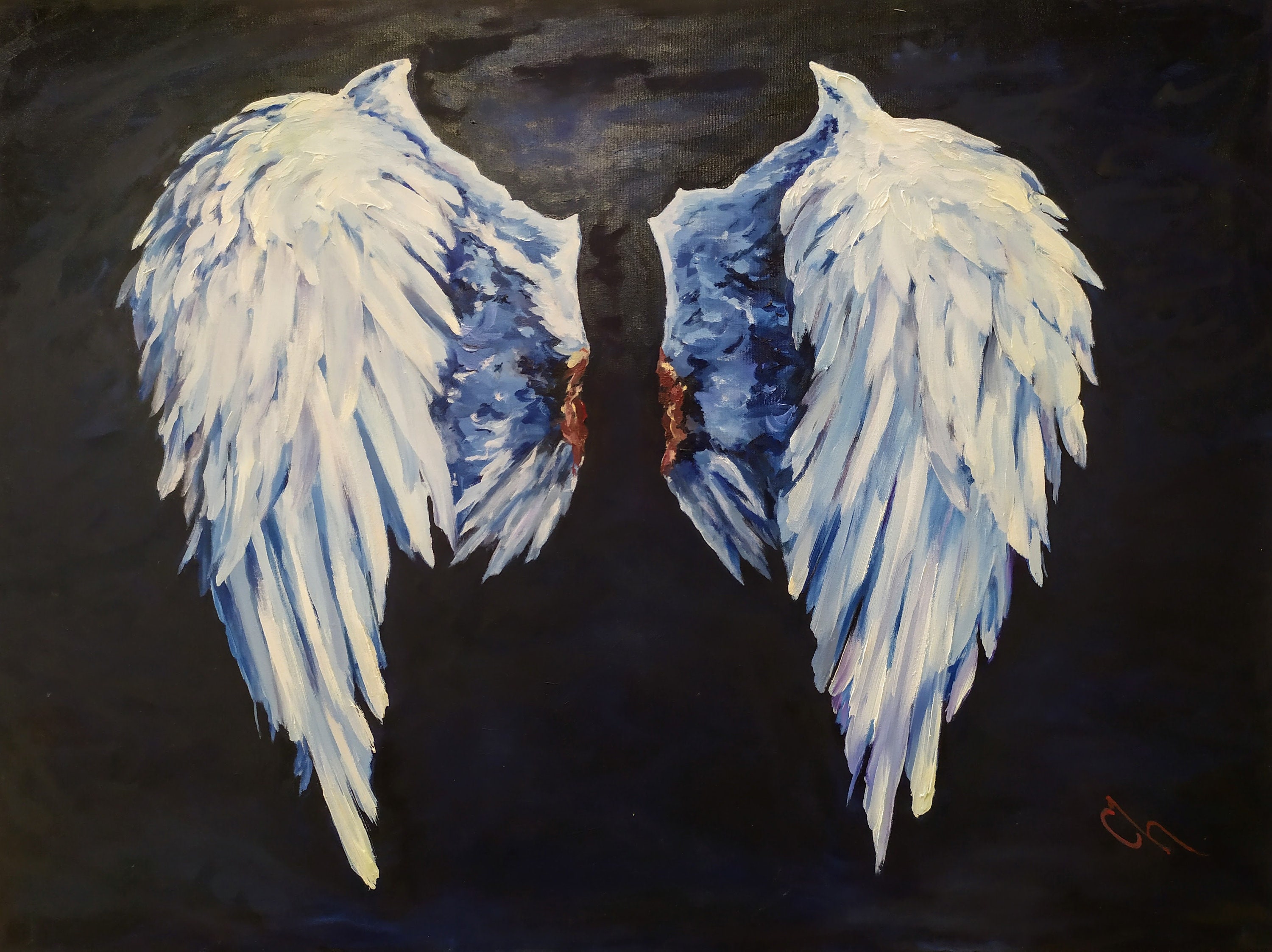Wings Oil Painting
