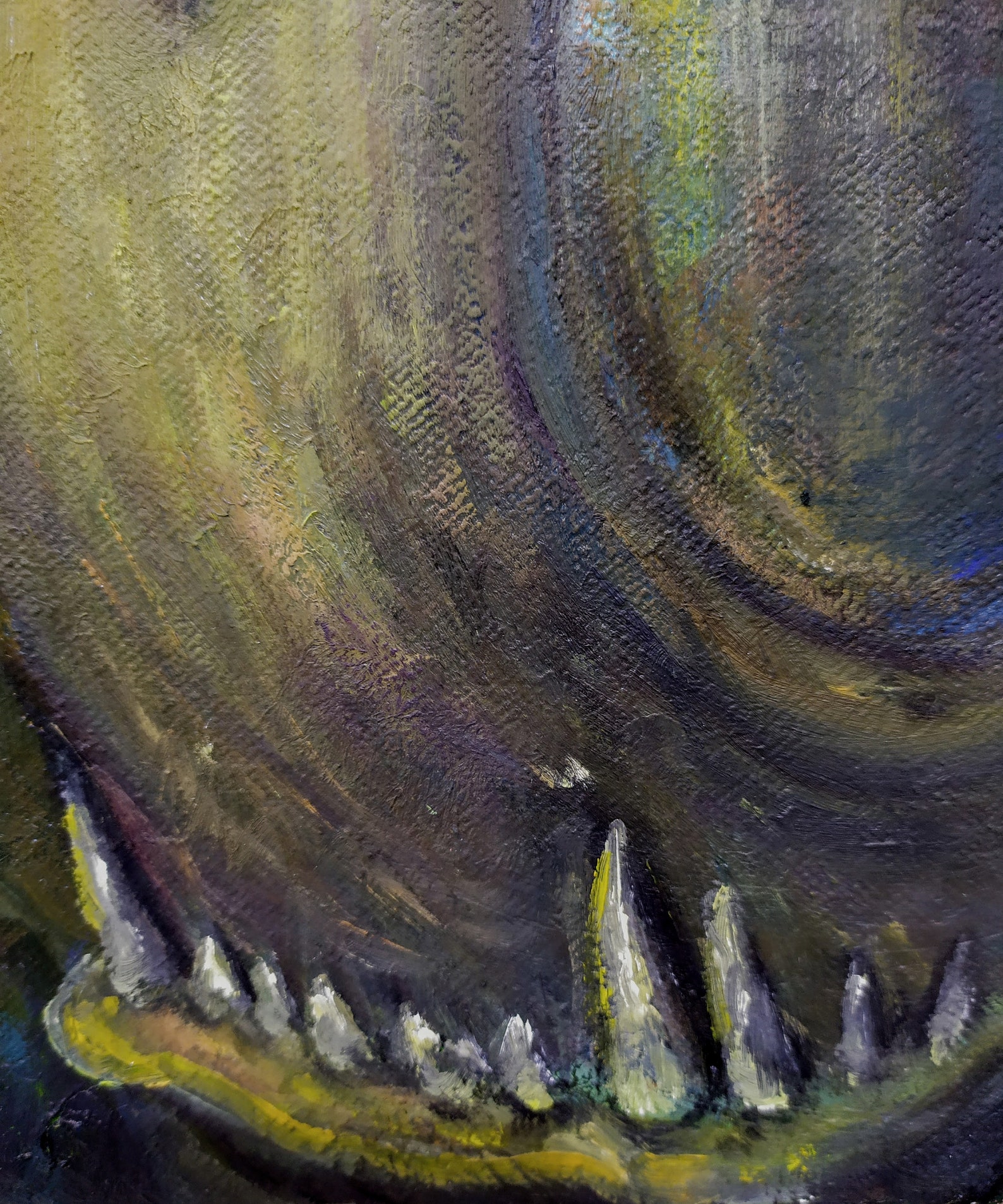 Abstract Contemporary Art Fish Original Oil Painting on Canvas Fish ...