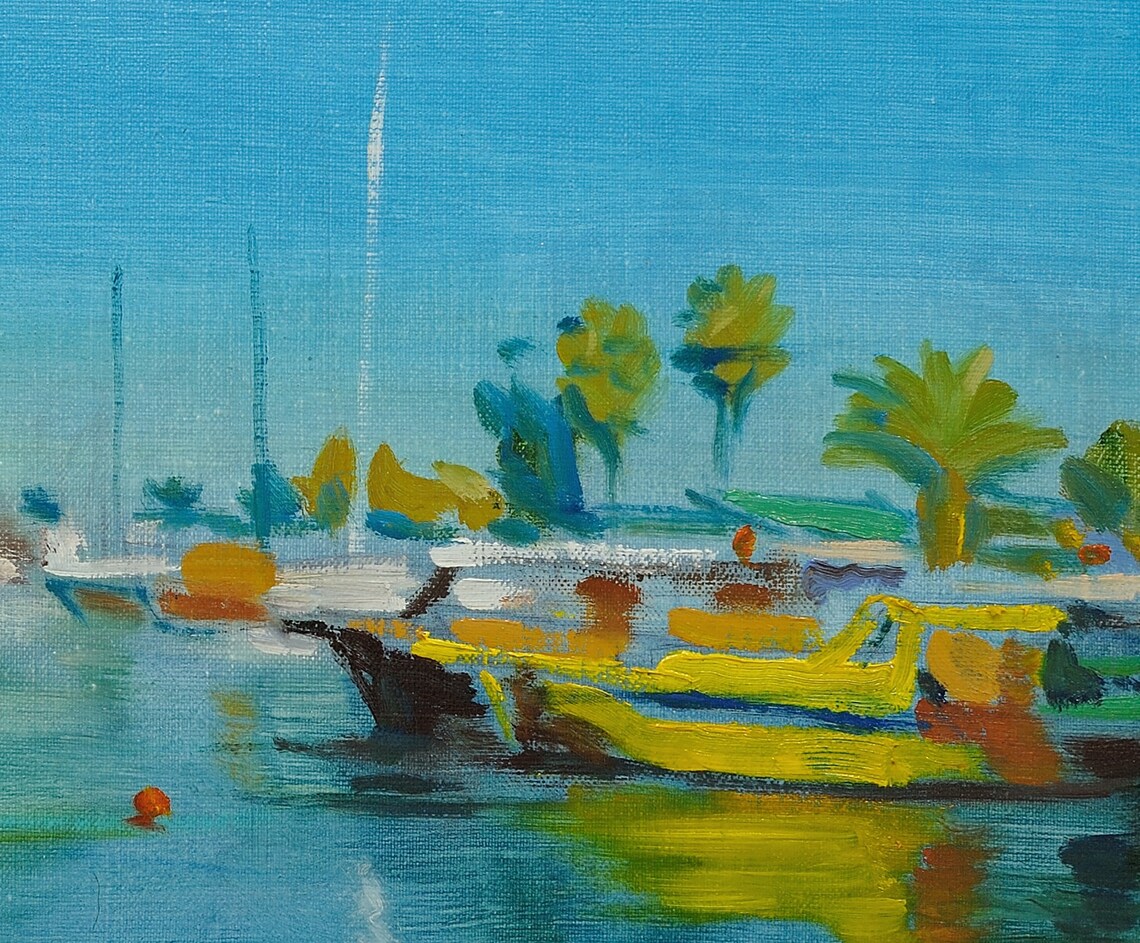 Crete Greece Oil Painting Original Painting Greece Art - Etsy