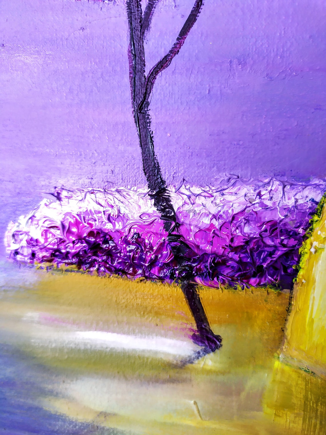 Oil Painting Asian Art Abstract Landscape Colorful Painting - Etsy