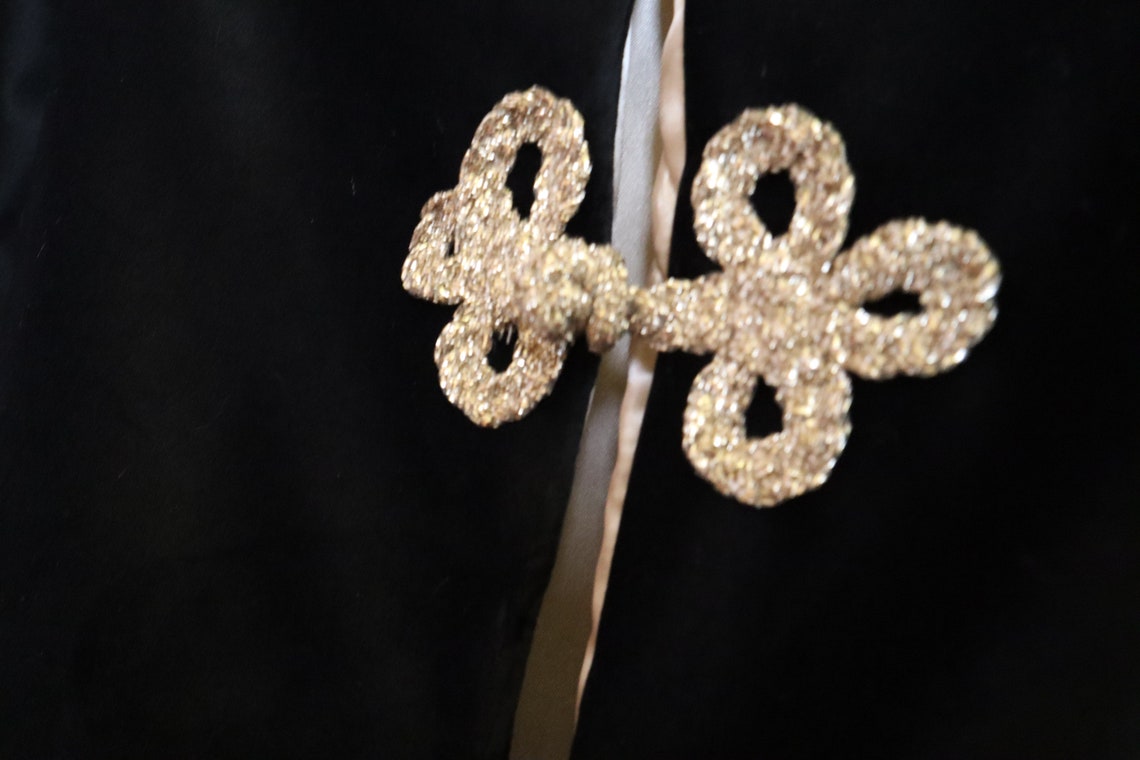 Black Velvet Nutcracker Jacket - Handmade Christmas Costume - Children ...