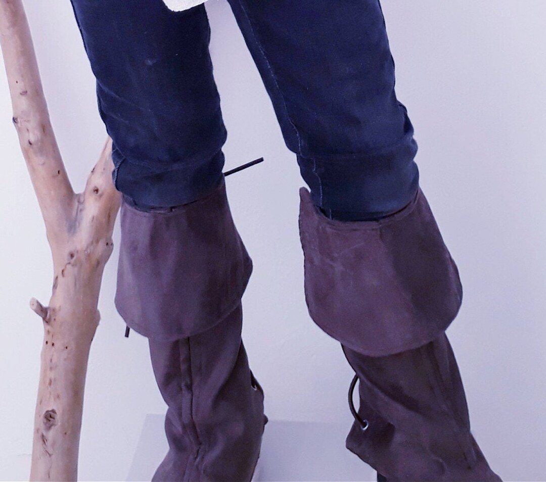 Robin Hood, Medieval, Pirate or Viking Gaiters in Suede Effect ...
