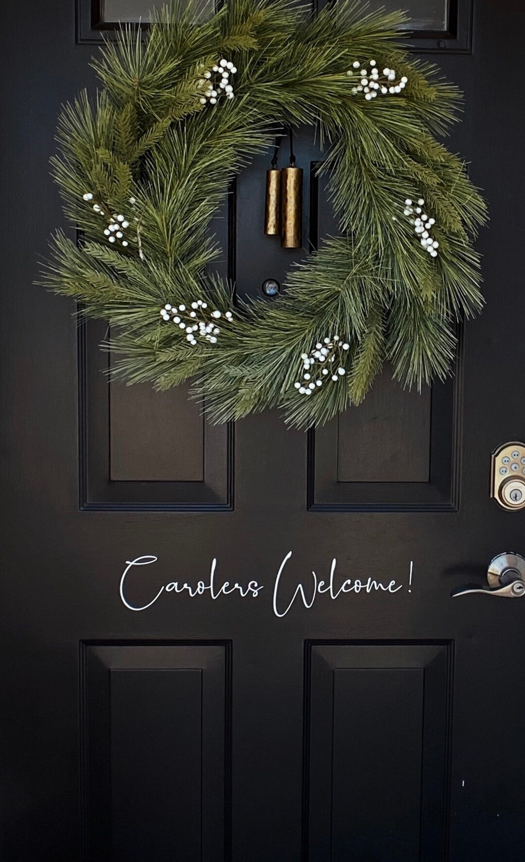 Farmhouse Door Vinyl Decal | Welcome, Hey, Hello - Etsy
