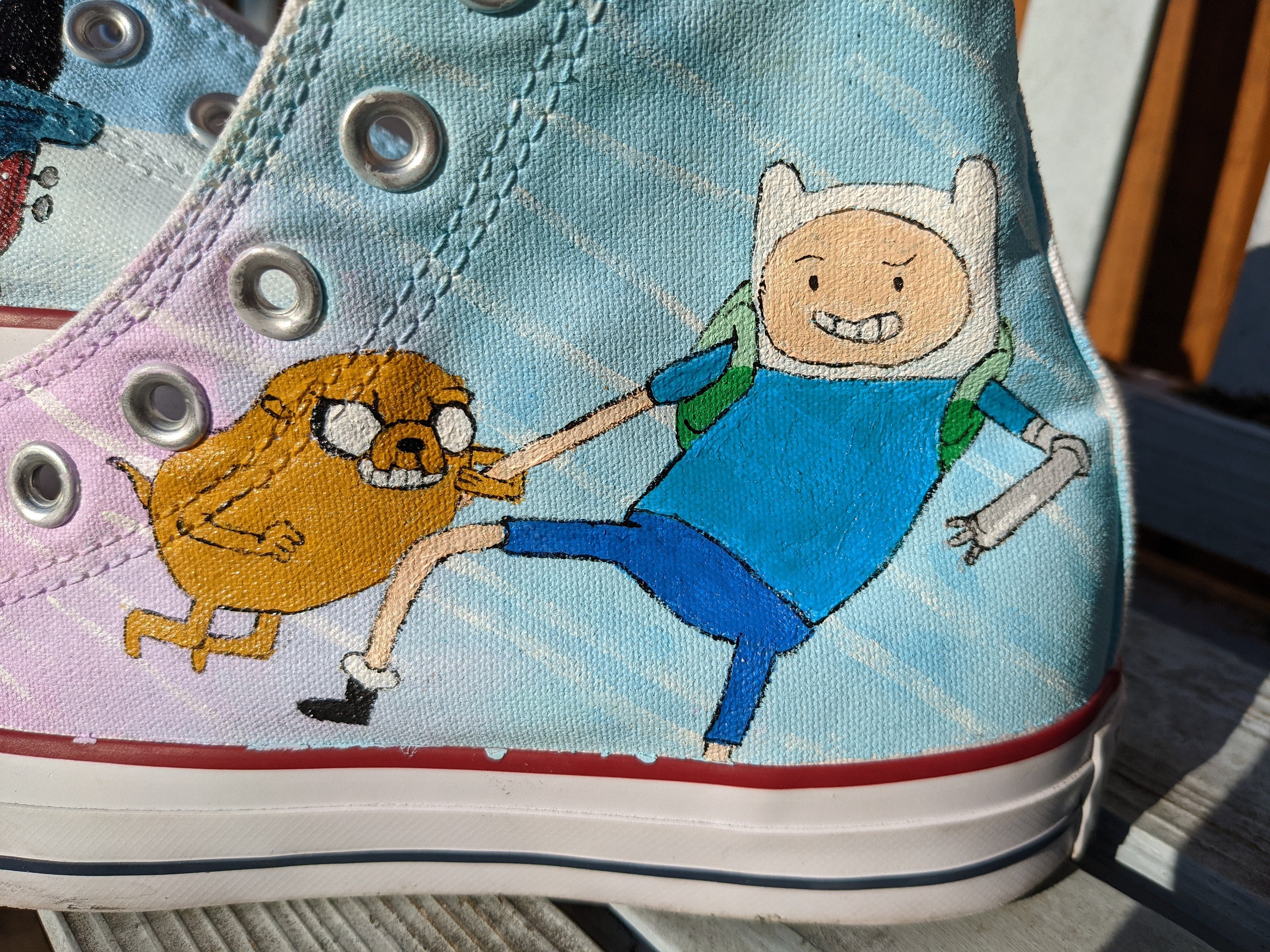 Adventure Time Converse Sneakers - Etsy