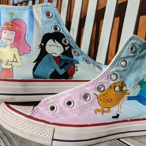 Adventure Time Converse Sneakers - Etsy