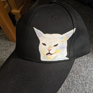 Table Cat Meme Cap - Etsy