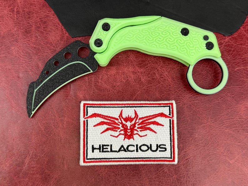 Kid-friendly Folding Karambit, Fidget Toy - Etsy