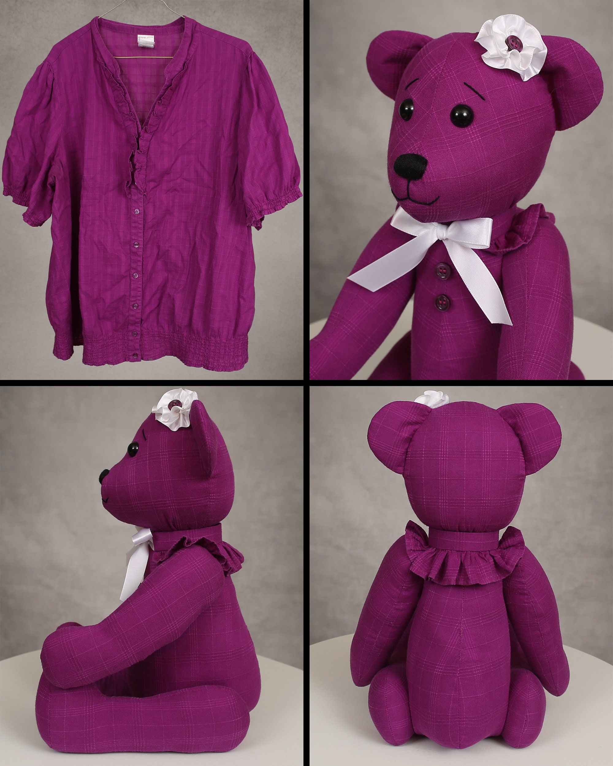 Memory Bears Sewing Pattern Make Bears From Clothing and - Etsy UK