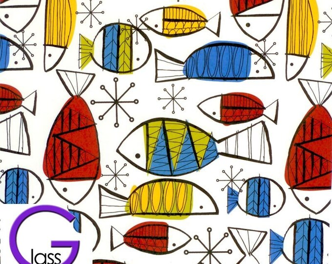 Funky Fish Ceramic Decal, Glass Fusing Decal, Waterslide Decal, Ceramic ...