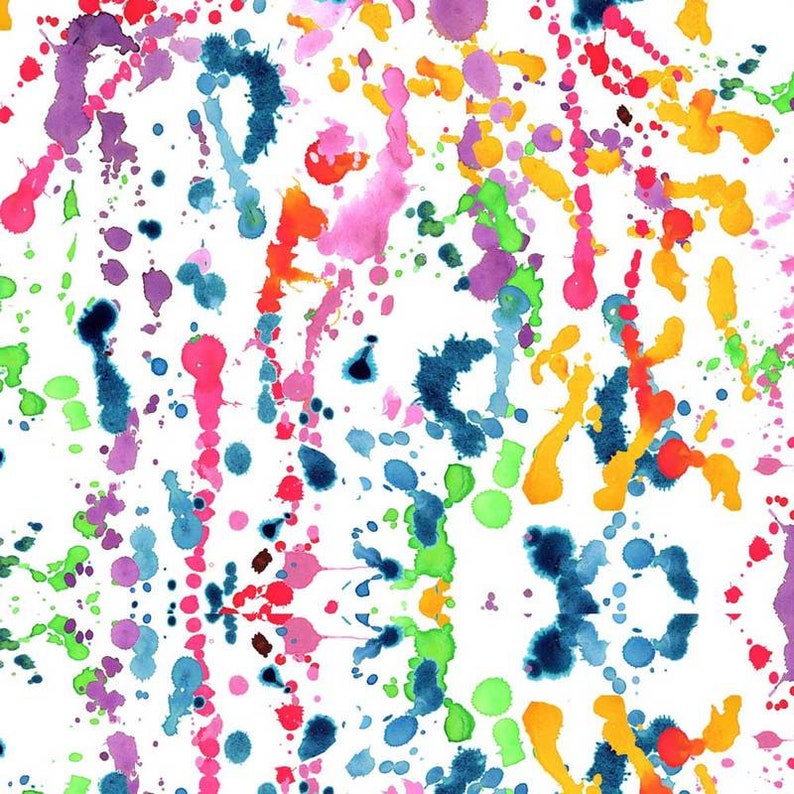 Color Splash Ceramic Decal, Glass Fusing Decal, Waterslide Decal ...