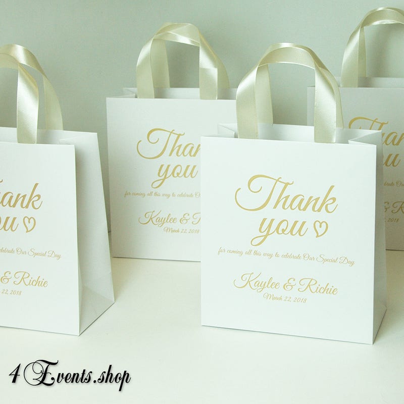 Ivory Favor Bags - Etsy