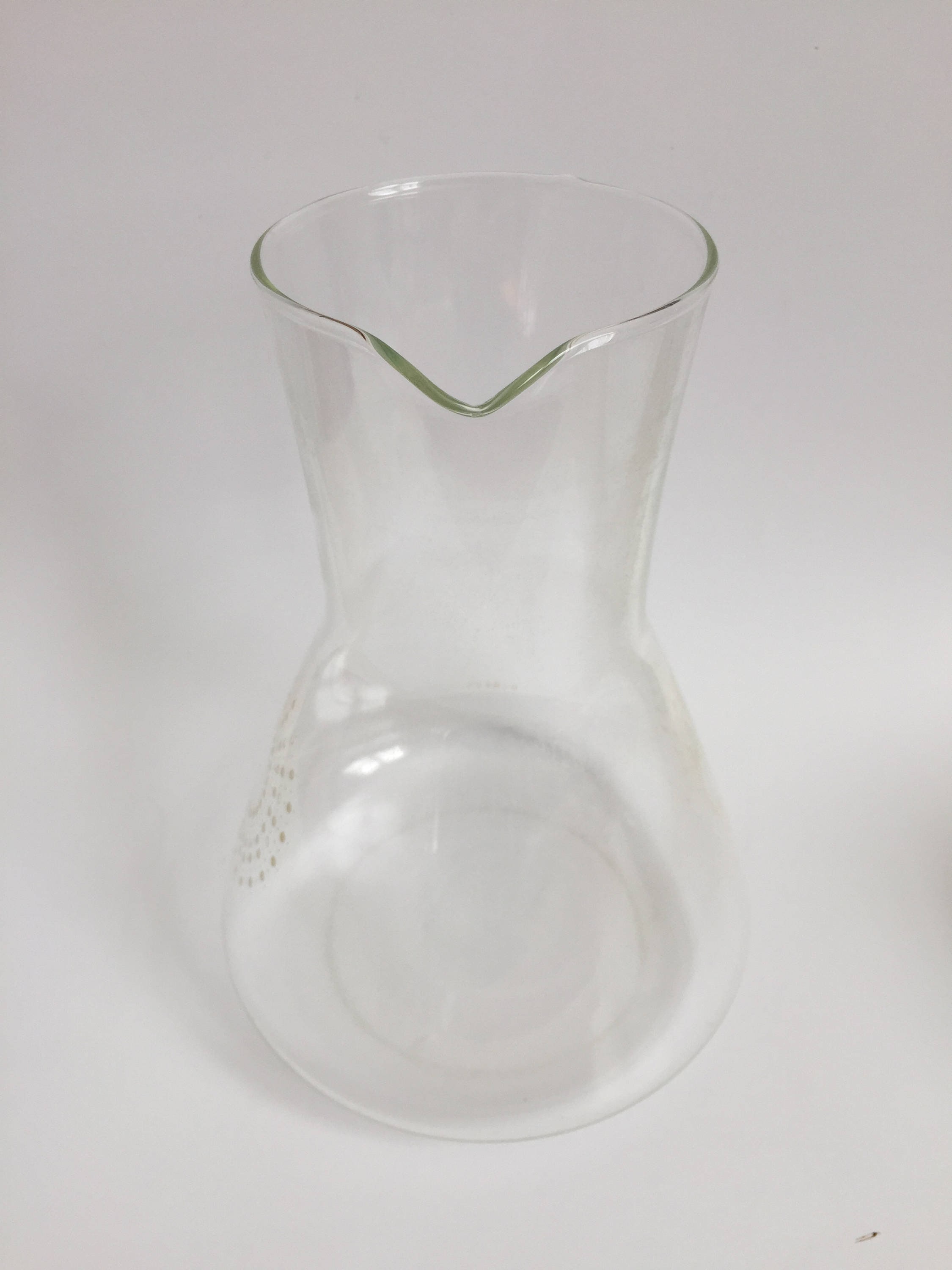 Vintage 60s Pyrex Atomic Sunburst Juice Carafe / Clear Glass Water ...